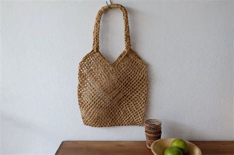 Crochet Grocery Tote Bag Market Bag