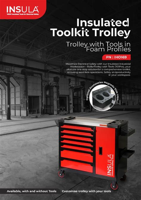 Ev Tool Kit Electric Vehicle Insulated Tool Trolley For Indutrial Electrical Safety At Best