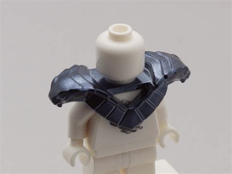 Minifigure Armor Shoulder Pads With Cobras Facing Over Shoulders And Stud On Back