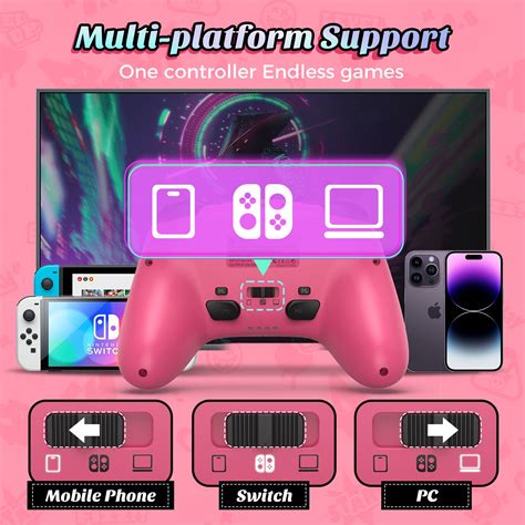 Iine Pink Wireless Controller With Charging Dock Iine Official Store