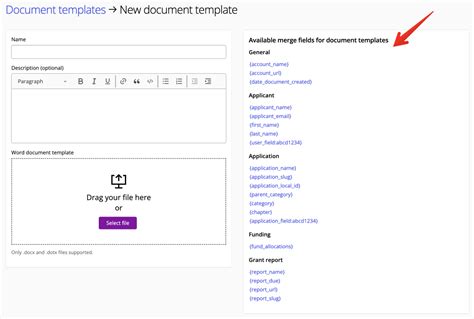 Documents And Document Templates Good Grants Help Centre