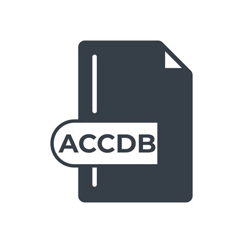ACCDB File Format Icon ACCDB Extension Filled Icon 15426389 Vector Art At Vecteezy