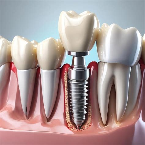 Premium Ai Image Dental Implants Surgery Concept Pen Tool Created