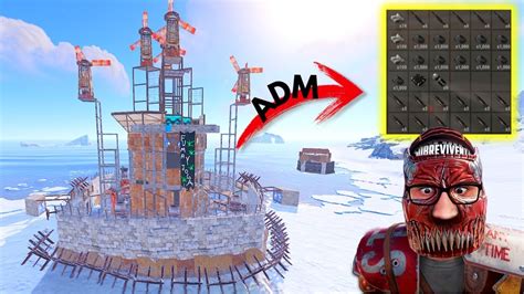 1 000 ROCKETS E O PIXEL BUNKER RUST ADM YouTube