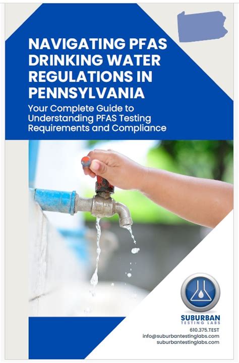 Pa Drinking Water Pfas Ebook Suburban Testing Labs