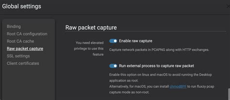 Capture Raw Packet PCAP PCAPNG