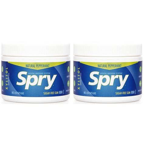 Natural Xylitol Chewing Gum Dental Defense System Aspartame Free Sugar