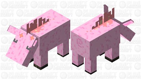 Cutesy Hoglin Minecraft Mob Skin