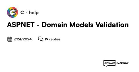 asp domain models validation c