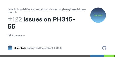 issues on ph315 55 · issue 122 · jafarakhondali acer predator turbo