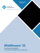 SecV Proceedings Of The 24th International Middleware Conference
