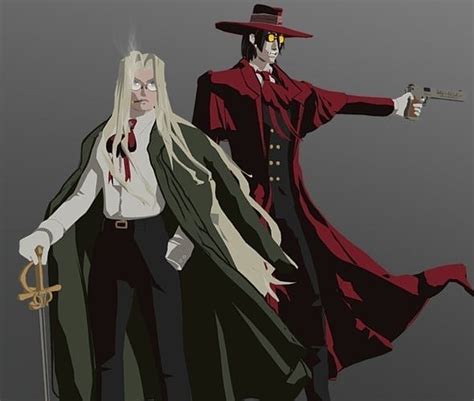 Alucard And Integra Fairbrook Wingates Hellsing Free 3d Model Cgtrader