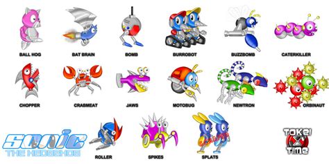 Sonic The Hedgehog 1 Badniks By Tokeitime On Deviantart