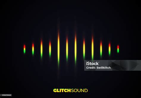 Audio Atau Gelombang Suara Dengan Puncak Volume Musik Dan Efek