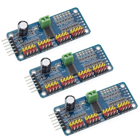 Onyehn Channel Pwm Servo Motor Driver Pca Iic Module Bit For Arduino Robot Or