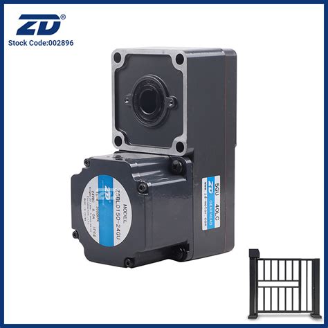 Zd L Type 90mm Brushless Dc Gear Motor For Turnstile Brushless Gear