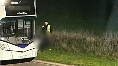 Uk Bus Driver Caught Receiving Oral Sex With His Pants Down On