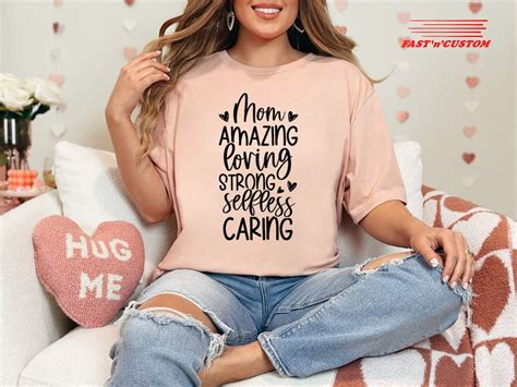 Amazing Strong Mom T Shirt Mom Life Shirt Strong Mom Shirt Mothers
