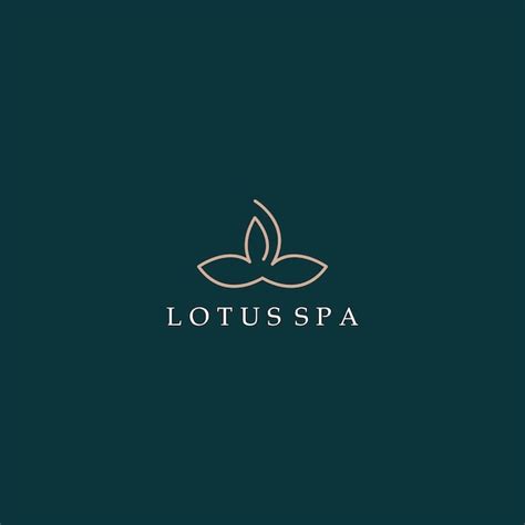 Plantilla De Arte De Diseño De Logotipo De Loto Vector Premium