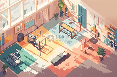 康复中心插画图片下载 正版图片600072913 摄图网