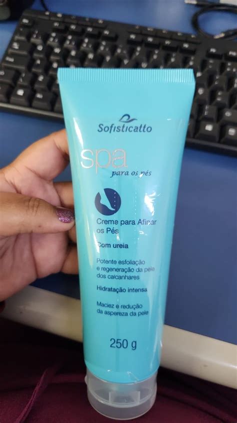 Creme para Afinar os Pés Uréia Spa g Sofisticatto Amazon br Beleza