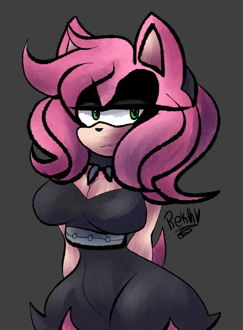 Gothic Amy Rose Fan Art By Rekth On Deviantart