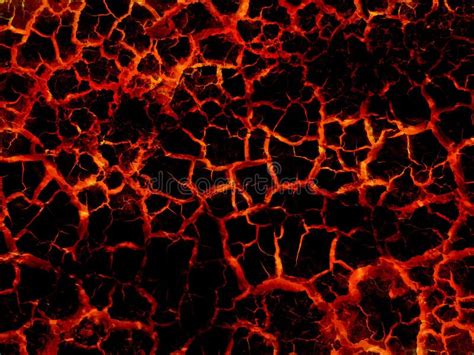 Art Hot Lava Fire Abstract Pattern Background Stock Illustration