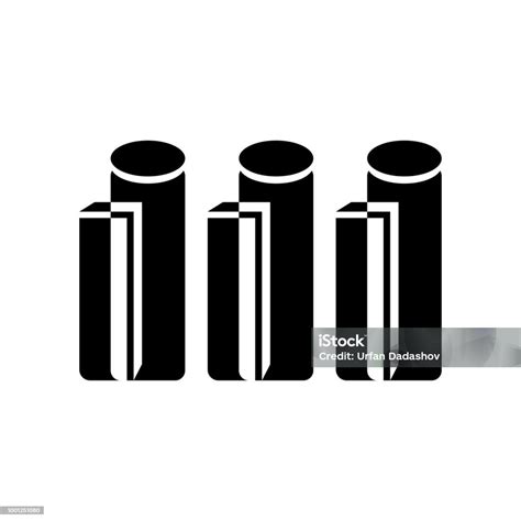가로 막대형 차트 아이콘 벡터 기호와 기호 흰색 배경 바 차트 로고 개념에 고립 0명에 대한 스톡 벡터 아트 및 기타 이미지 0명 곡선 그래프 Istock