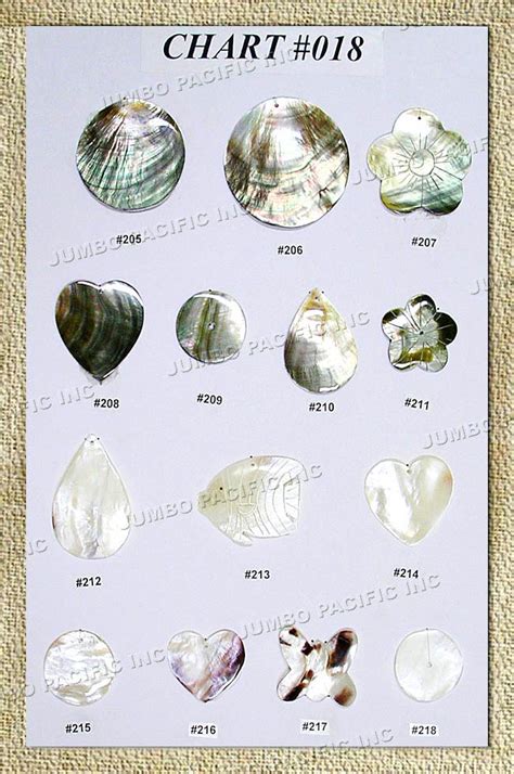 Natural Shell Components Philippine Jewelry