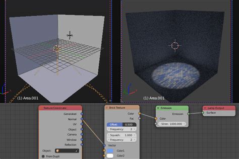 Texturing Correct Vector Input To Map Texture Light In Cycles