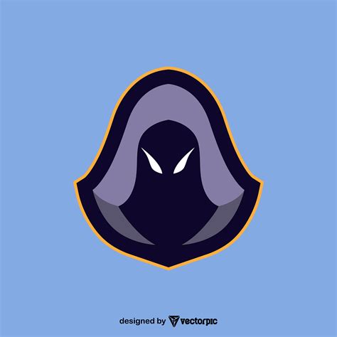 Assassin Head E Sport Mascot Logo Free Vector Vectorpic