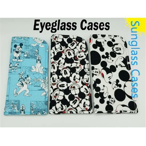 Eyeglasssunglass Case Comic Stripcharacter Motif Linedpadded