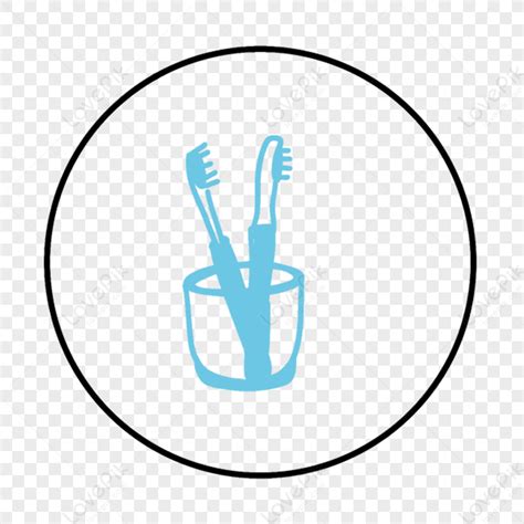 칫 솔 컵 라운드 만화 일러스트 Instagram 아이콘통신만화 기호 Png 일러스트 무료 다운로드 Lovepik