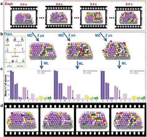 Sampling Real‐time Atomic Dynamics In Metal Nanoparticles By Combining Experiments Simulations