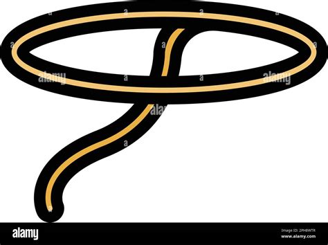 Lasso Icon Outline Lasso Vector Icon For Web Design Isolated On White