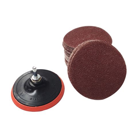 Zestaw krążki na rzep papier ścierny PEX 125mm 125 mm gr 36 krążek 100