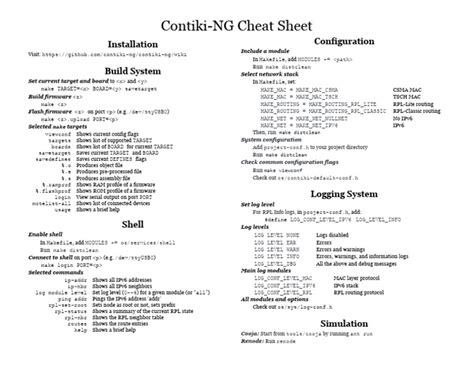 contiki ng cheat sheet pdf i pv6 routing