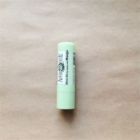 Гигиеническая помада Aphrodite Olive Oil lip balm with mango | отзывы