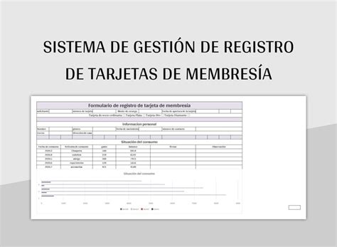 Plantilla de Excel Sistema De Gestión De Registro De Tarjetas De