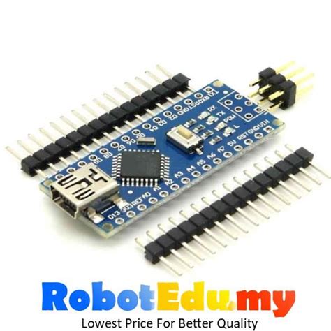 Arduino Compatible Nano Atmega P No Soldered Pin