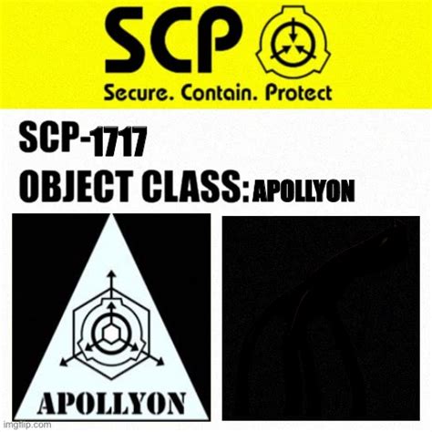 Scp 1717 Label Imgflip