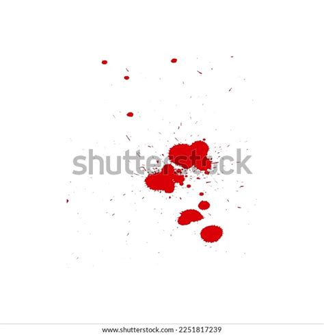 Blood Splatter Icon Illustrations Suitable Depicting Stock Vector