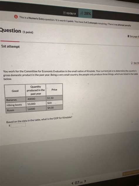 Solved 020819 28 This Is A Numeric Entry Question It Is