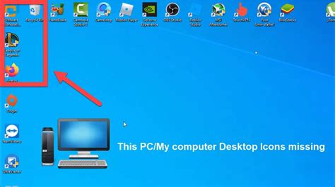 How To Fix This PC My Computer Icon Missing In Windows Desktop YouTube