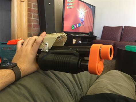 My Nerf Echo Pump Action Mod I Know The Nerf Echo Is Solvent Welded
