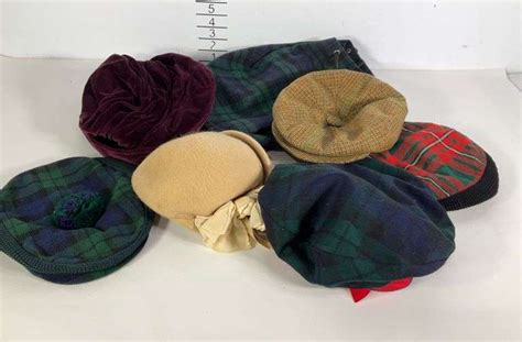Hats And Bucket Bag Vintage And Wool Laura Ashley Ect Scottish