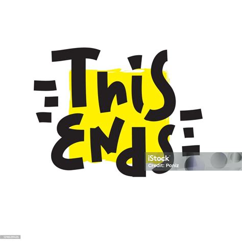 이 끝 동기 부여 따옴표를 고무 손으로 그린 아름 다운 글자 영감을 주는 포스터 티셔츠 가방 컵 카드 전단지 스티커 배지를 인쇄하세요 귀여운 재미 벡터 쓰기 T 셔츠에 대한