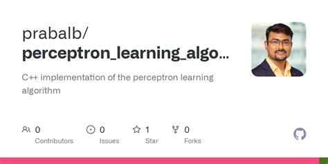 Github Prabalbperceptronlearningalgorithm C Implementation Of The Perceptron Learning