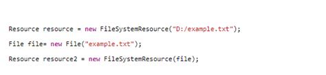 Java Io Spring Resource