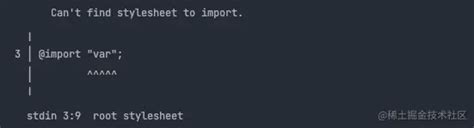 解决 Sass 报错 Cant Find Stylesheet To Import使用 Vue 进行 Npm Run 掘金